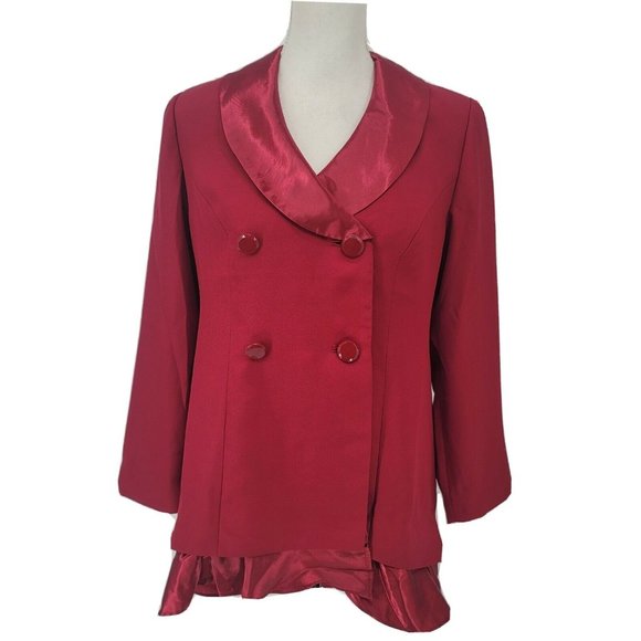 Monroe & Main | Jackets & Coats | Monroe And Main Red Blazer Jacker ...